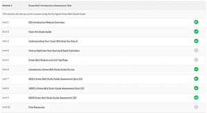 Pass Your Six Sigma Green Belt Walkthrough - Six Sigma Study Guide